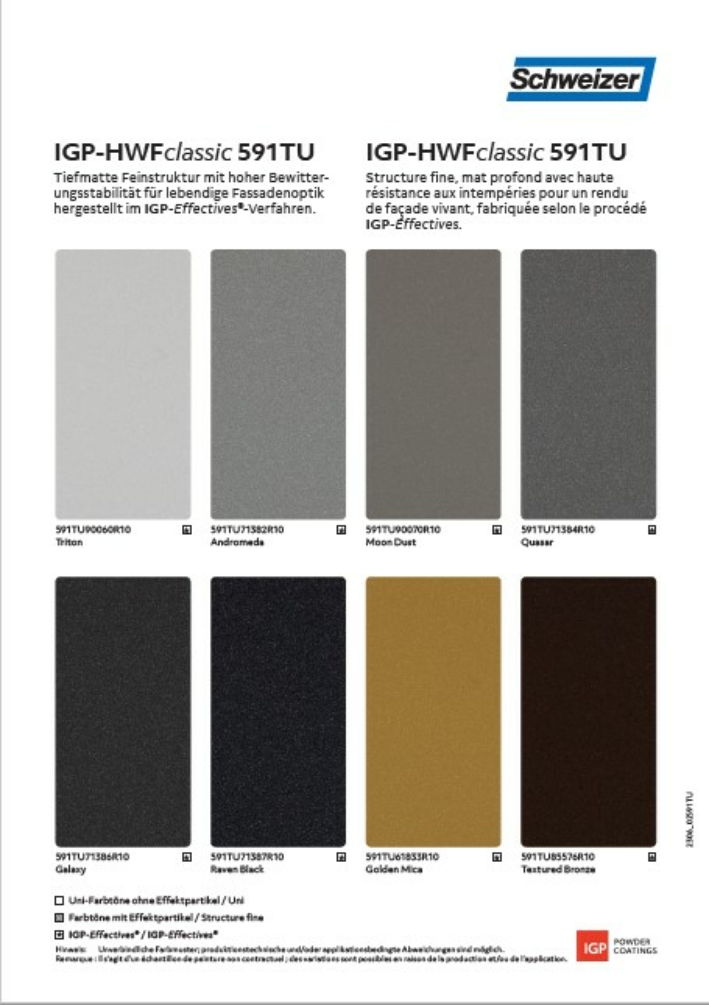 Farbkarte - Ernst Schweizer AG